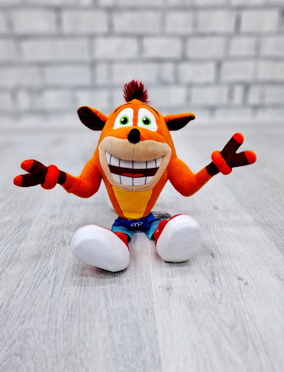 Player Gift Soft Crash Bandicoot Plush Toys Vintage 14 Stuffed Baby ...