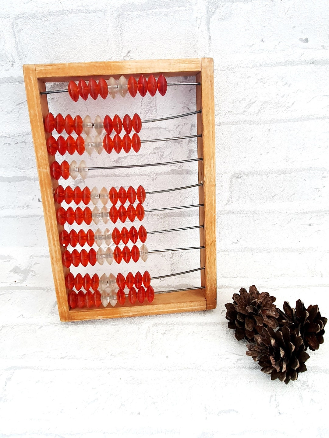 Small Abacus Vintage Abacus Wooden Abacus Office Decor Rustic Home ...
