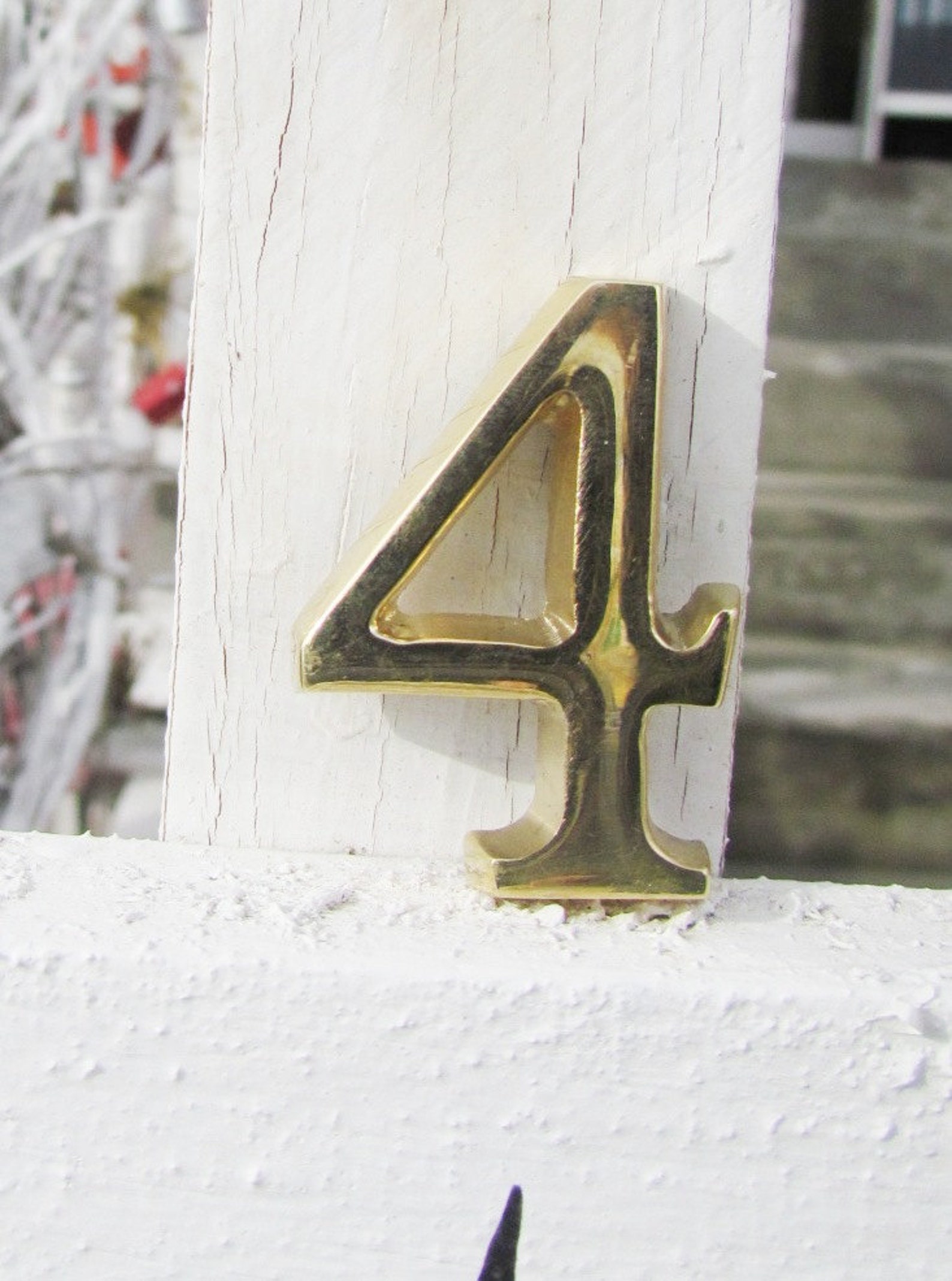 Vintage Number Brass Number Door Numbers Room Number Home Decor ...