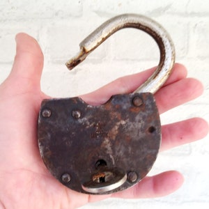 Lock Vintage Padlock Antique Lock Old Padlock Rustic Lock Antique ...