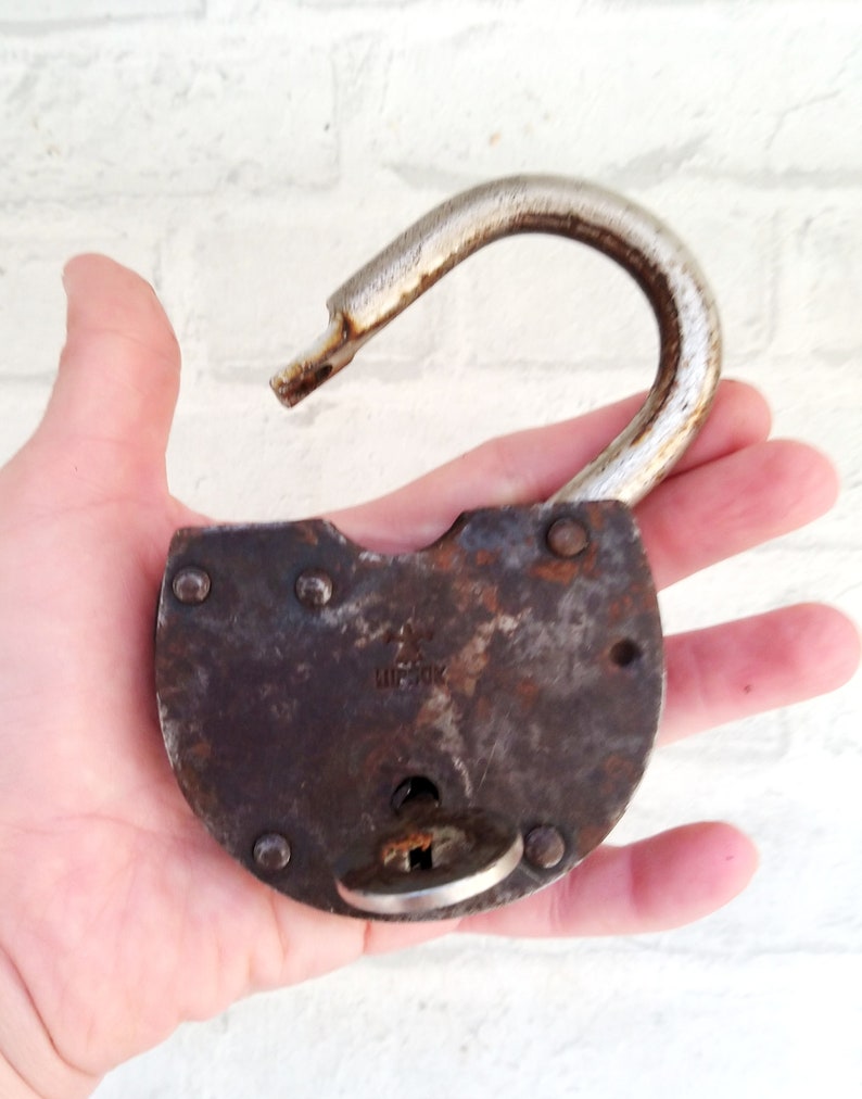 Lock Vintage Padlock Antique Lock Old Padlock Rustic Lock | Etsy