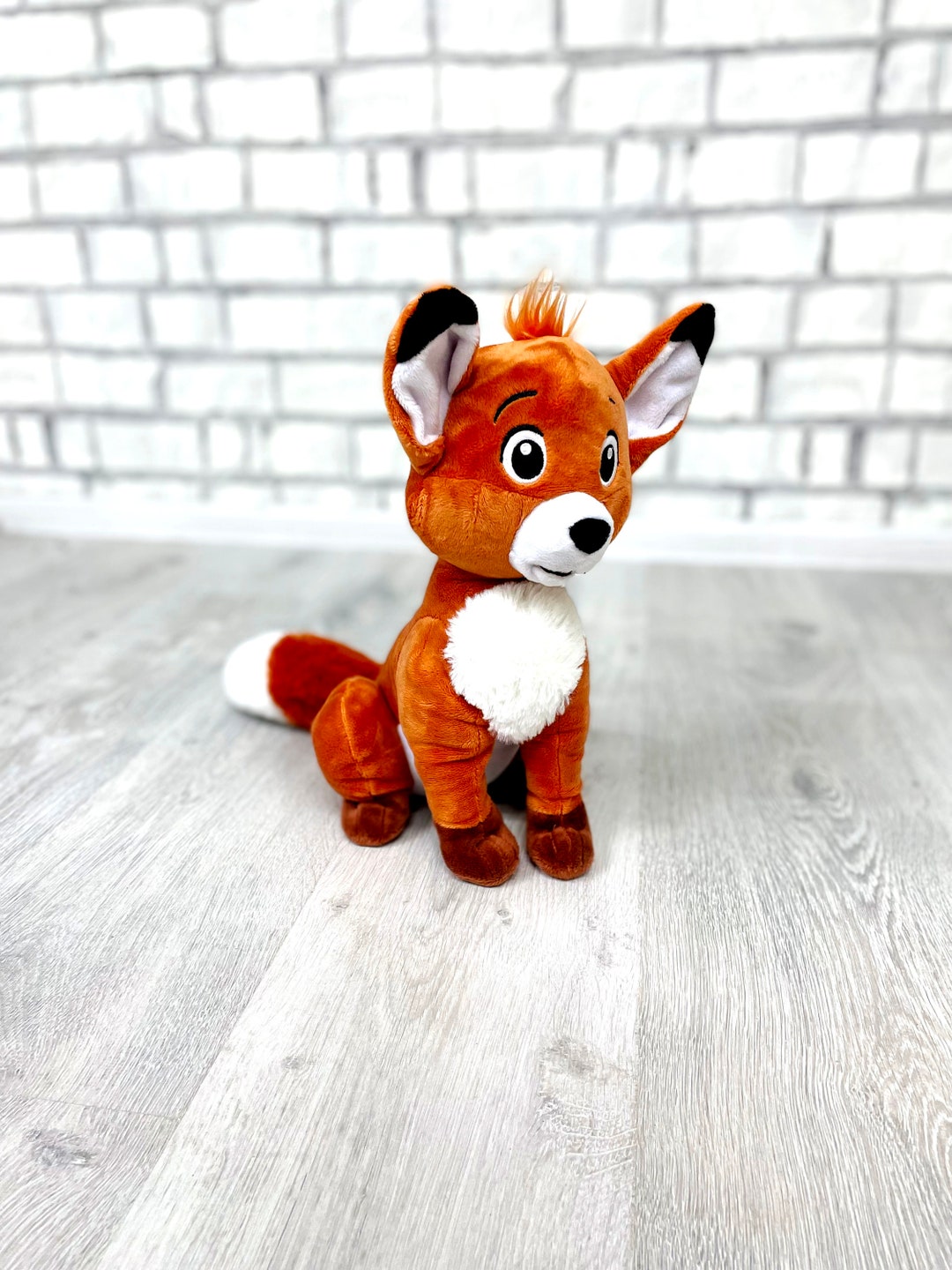 Stuffed the Fox and the Hound Plush Toys 13.5" Vintage Fox Tod Vintage ...