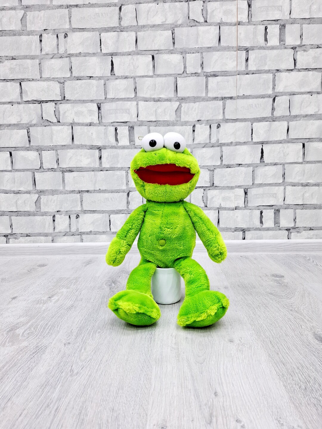 Stuffed Freddy Frog Plush Toys Vintage Kermit Toys 17" Collectible Toy ...