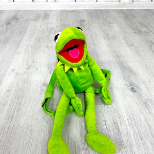 SMALL Kids Plush Backpack 16 Stuffed Frog Plush Toys - Etsy