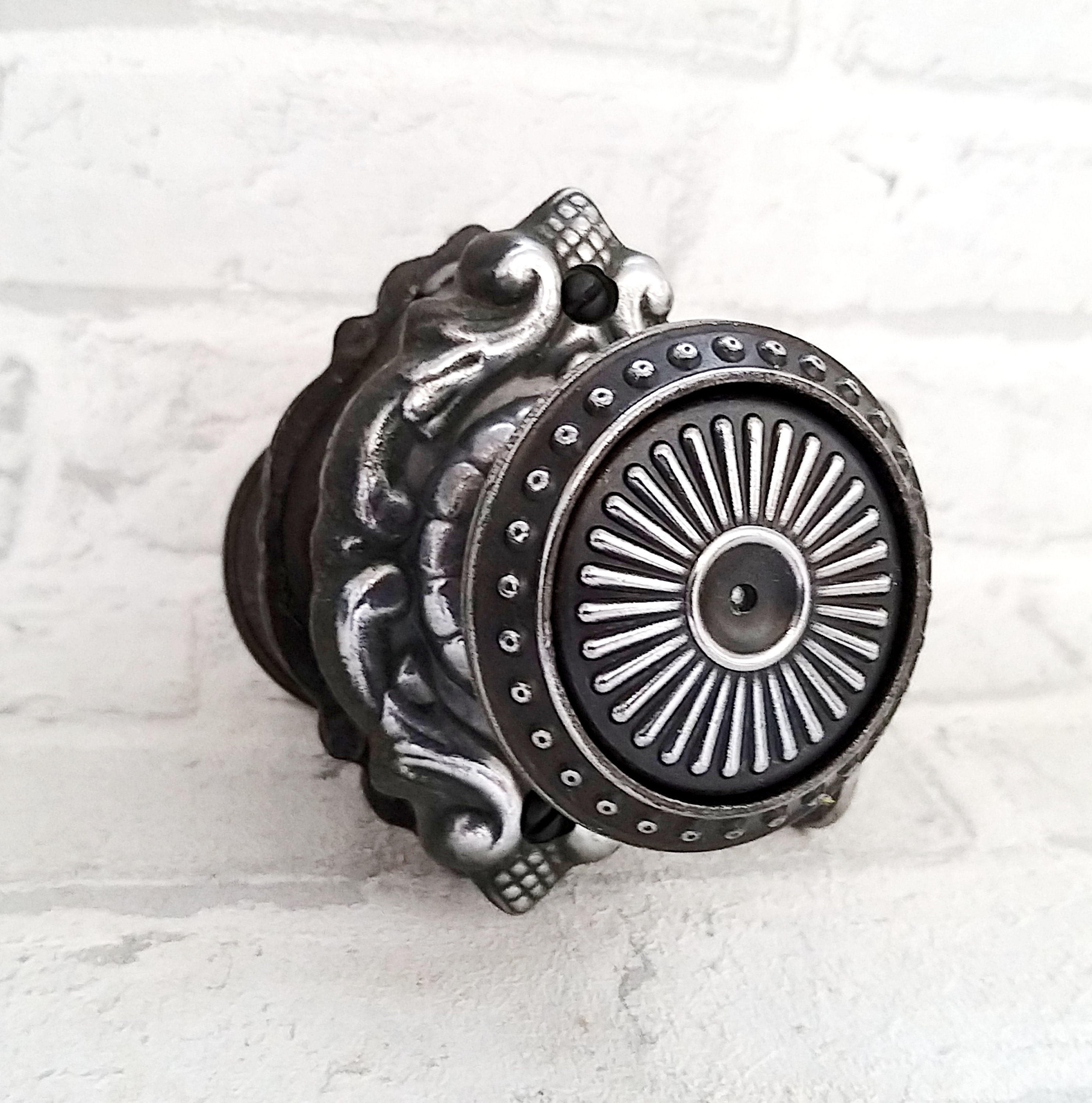 Vintage door knob DoorKnob Metal door knob Retro door knob | Etsy