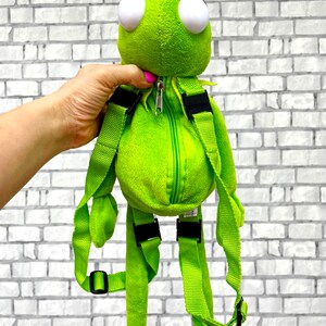 SMALL Kids Plush Backpack 16 Stuffed Frog Plush Toys - Etsy
