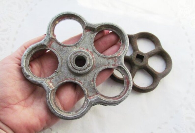 Vintage Water Faucet Metal Valve Knob craft supplies | Etsy