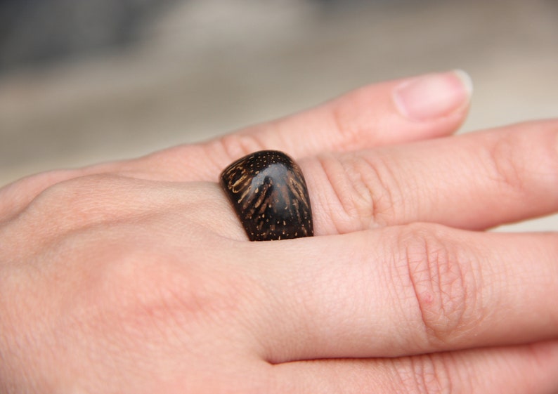 Statement Ringformen Wood Ring Nature Jewelry Nature Ring - Etsy