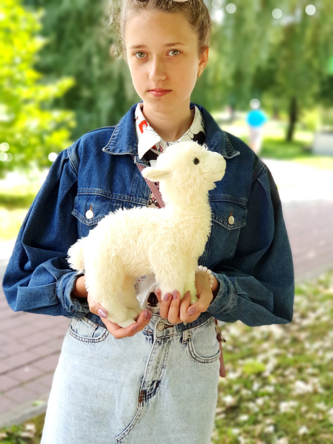 Stuffed Lama Plush Toys Vintage Soft Lama Toys 11" Collectible Toy ...