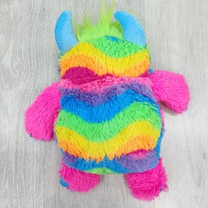 Rainbow Worry Yummy Monster Plush Toys 12" Monster Doll Vintage ...