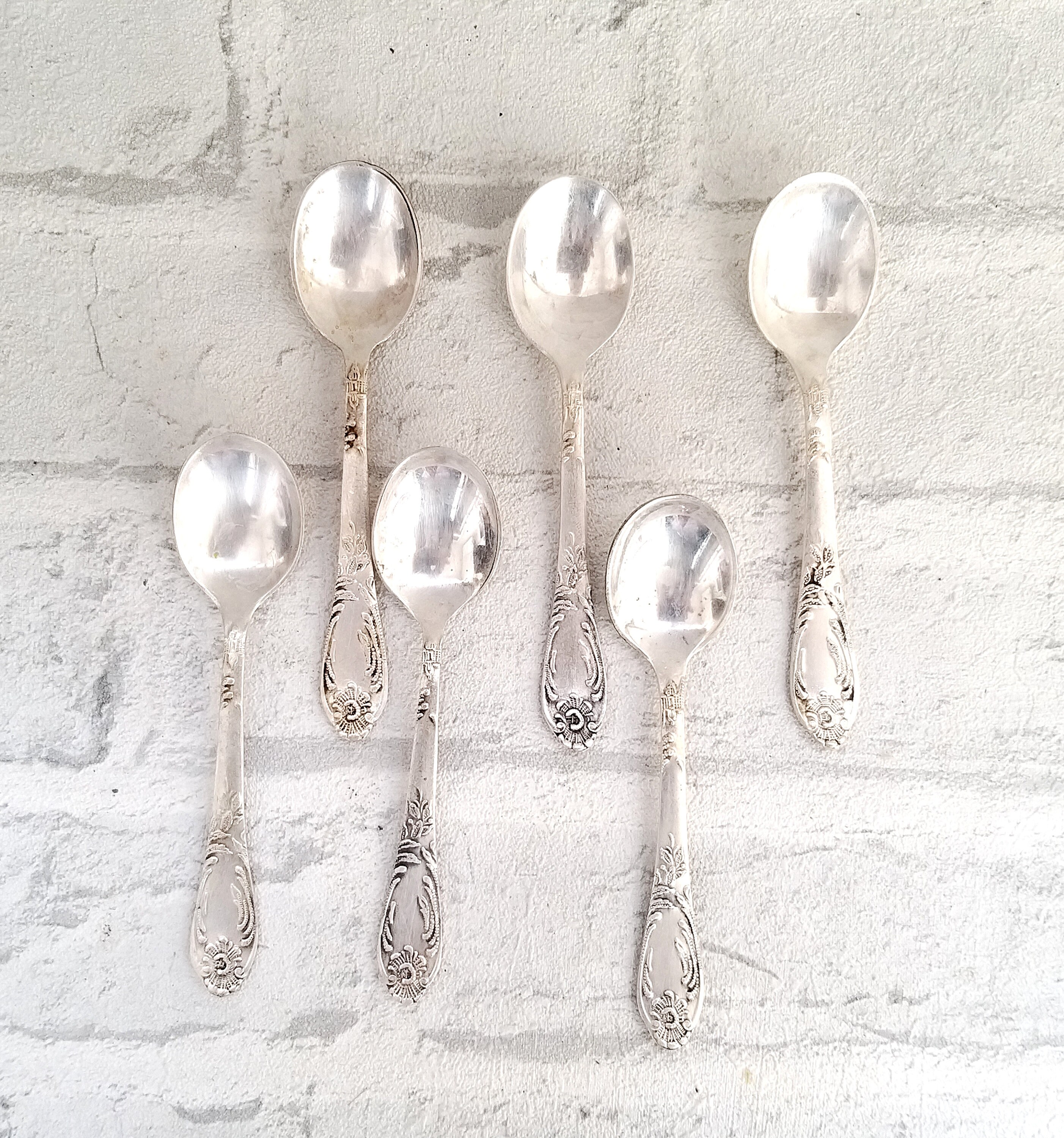 Coffee Spoons Vintage Serving Spoon German Silver Spoon - Etsy