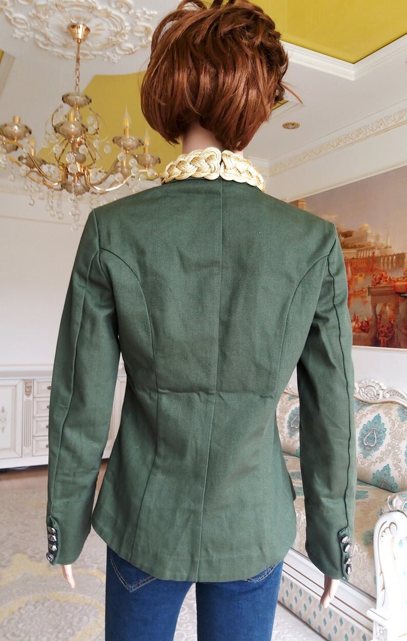 Womens Clothing Vintage womens blazer M womens jacket military | Etsy