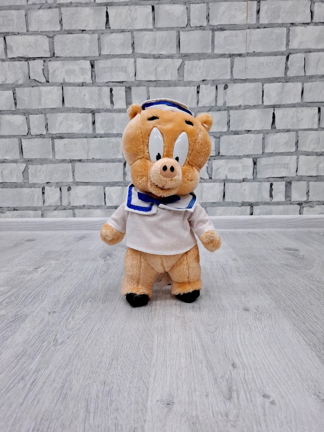 Stuffed Looney Tunes Porky Pig Sailor Plush Toys Vintage 12 ...