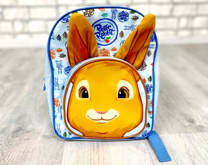 Peter Rabbit Backpack Kids Backpack Vintage Canvas Backpack Back to ...