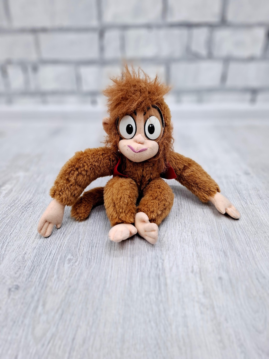 Disney Story Aladdin Plush Toys 10 ABU the Monkey Plush Toys Vintage ...