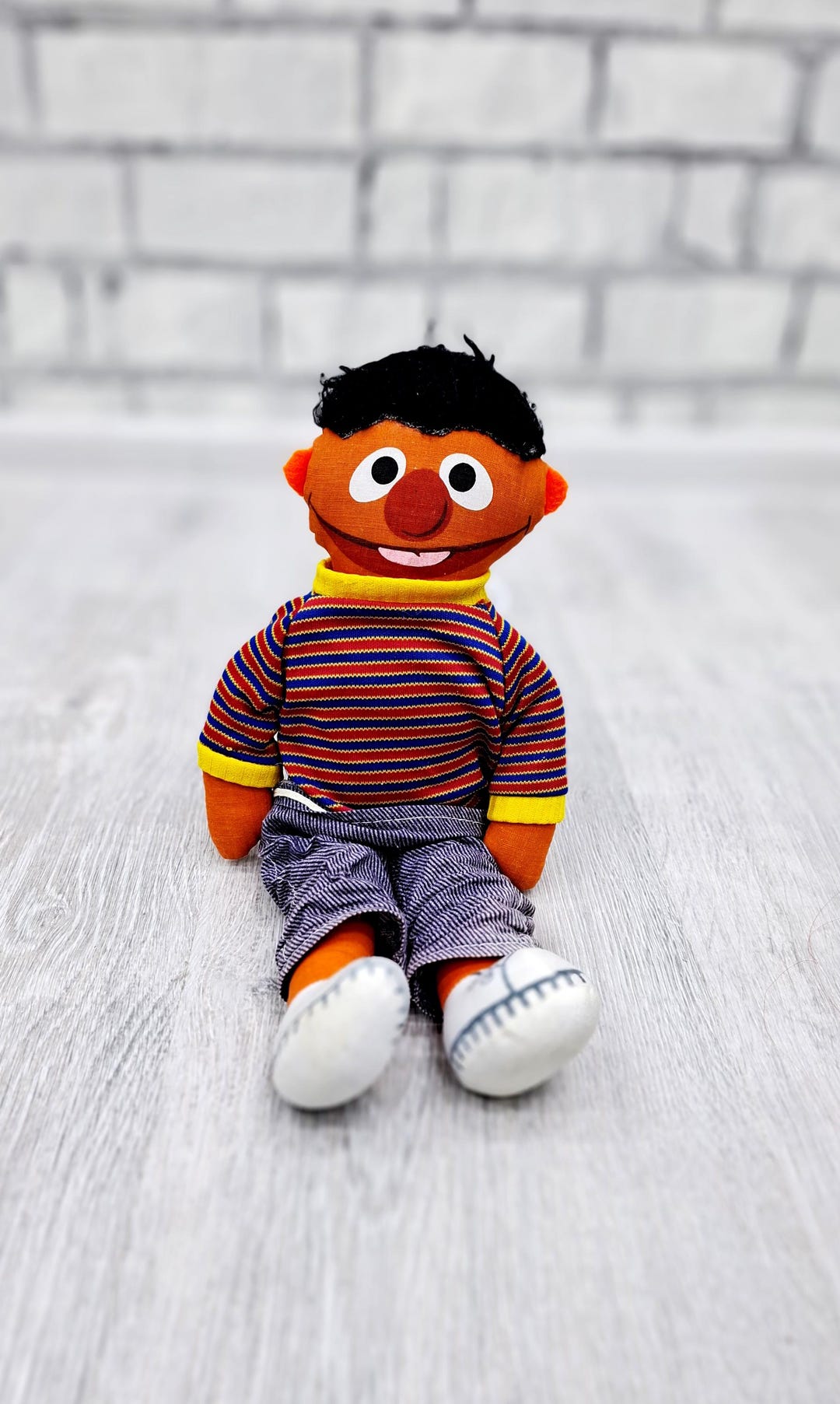 Stuffed Sesame Street Ernie Muppets Plush Toys 13.5" Ernie Muppets Doll ...