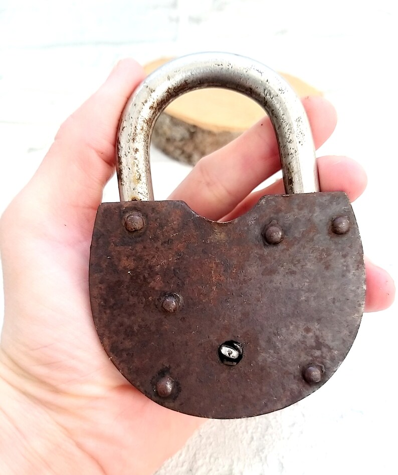 Lock Vintage Padlock Antique Lock Old Padlock Rustic Lock | Etsy