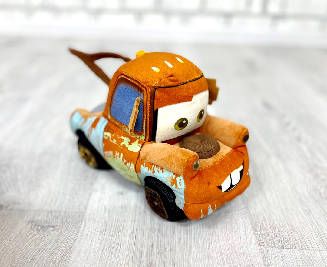 Stuffed Tow Mater Mcqueen Disney Cars Plush Toys Vintage Pixar Soft Toy ...