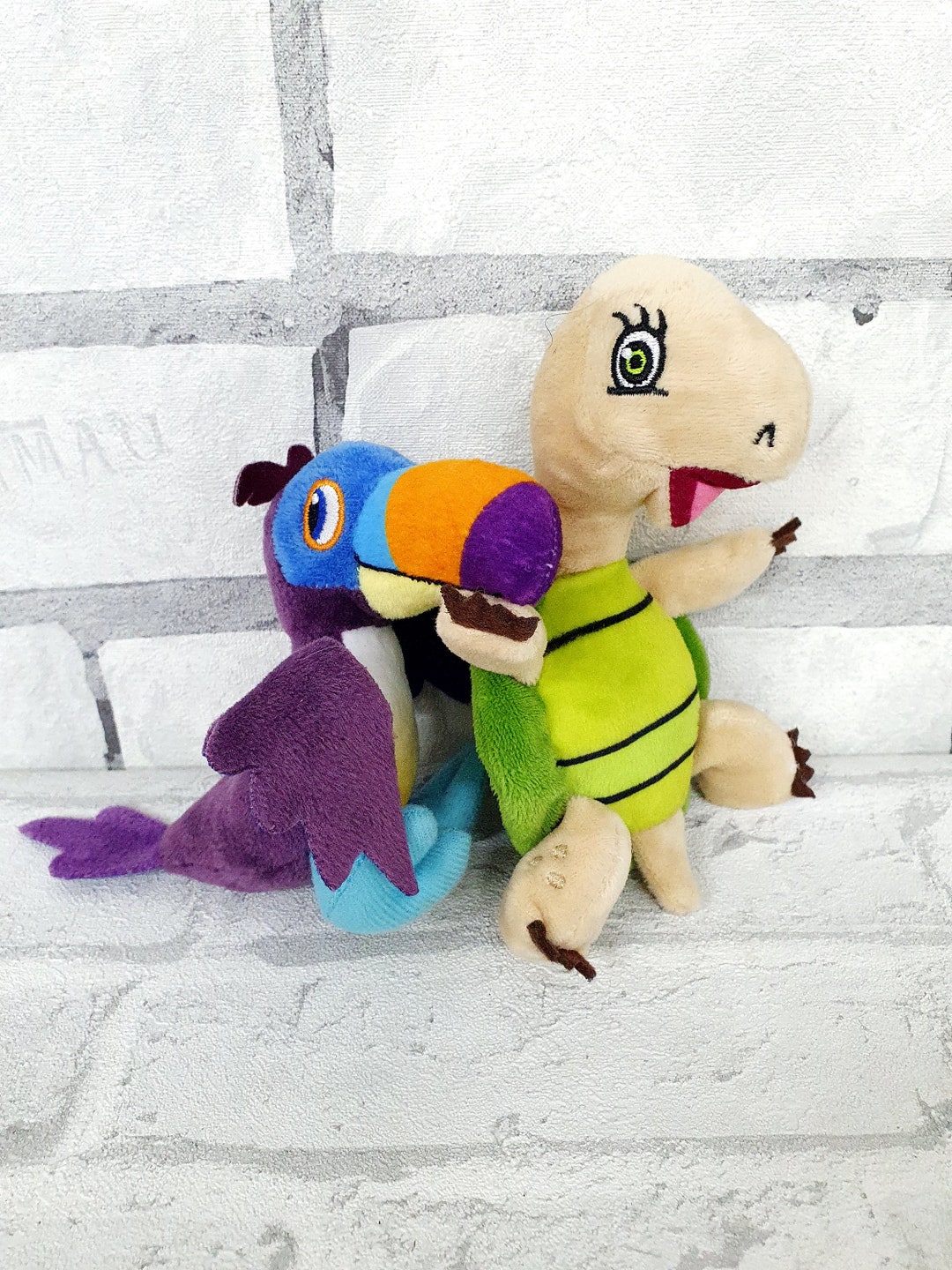 LOT Jamadu Stuffed Turtle Bird Plush Toys 5.5" Collectible Toy Vintage ...