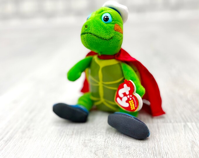 Ty Beanie Babies Stuffed Tuck the Turtle Plush Toys 6" Vintage ...