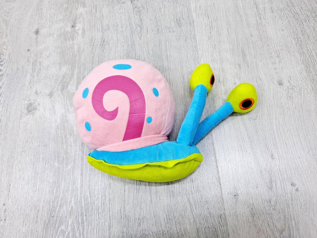Stuffed Spongebob Snail Gary Plush Toys Vintage Snail Gary Toys 8.5 ...