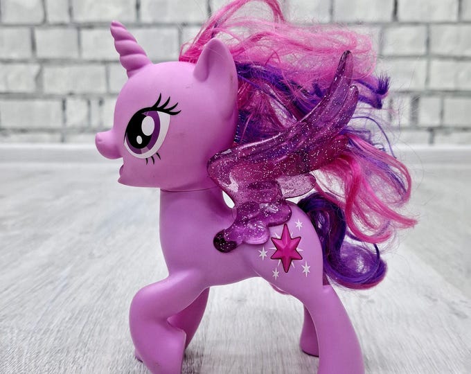 Hasbro Talking Twilight Sparkle Toys Vintage My Little Pony Plush Toys ...