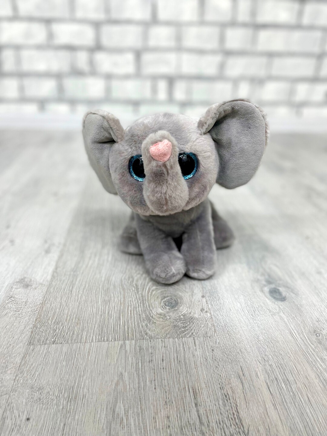 Stuffed Gray Elephant Plush Toys Vintage Soft Elephant Toys 8 ...