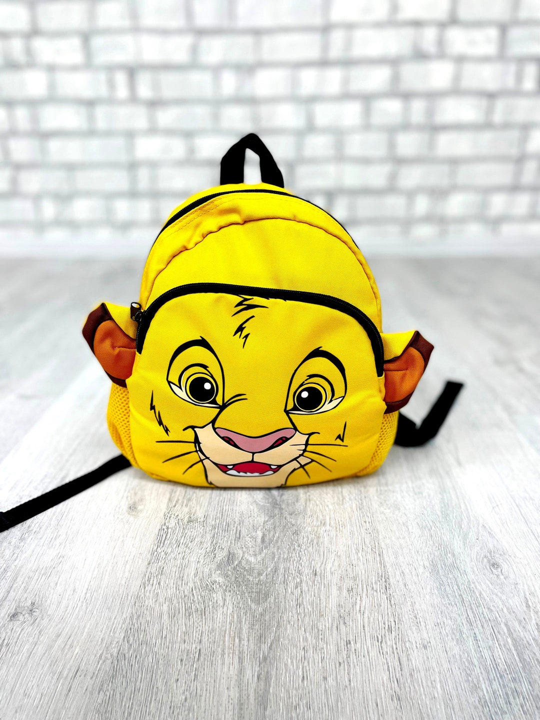 The Lion King Backpack Kids Backpack Vintage Canvas Backpack Back to School Bag Rucksack Travel ...