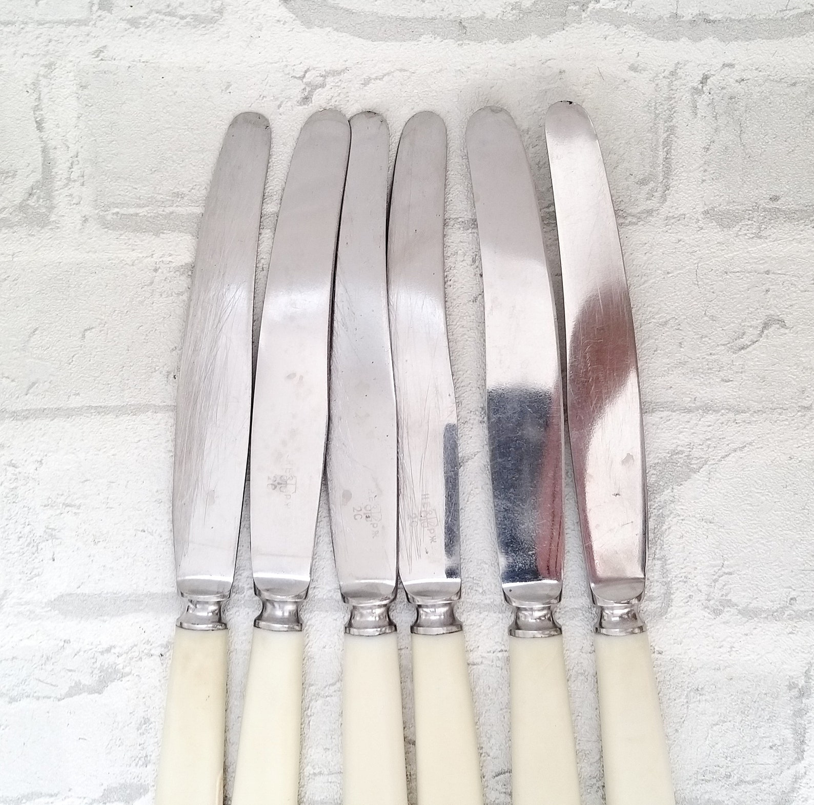 Stainless Steel Knifes Vintage Bakelite Flatware Kitchen Decor Soviet ...