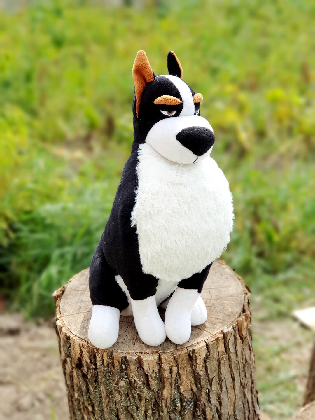 Stuffed Rooster Shepherd Dog Plush Toys 7.5" Collectible Toy Vintage ...