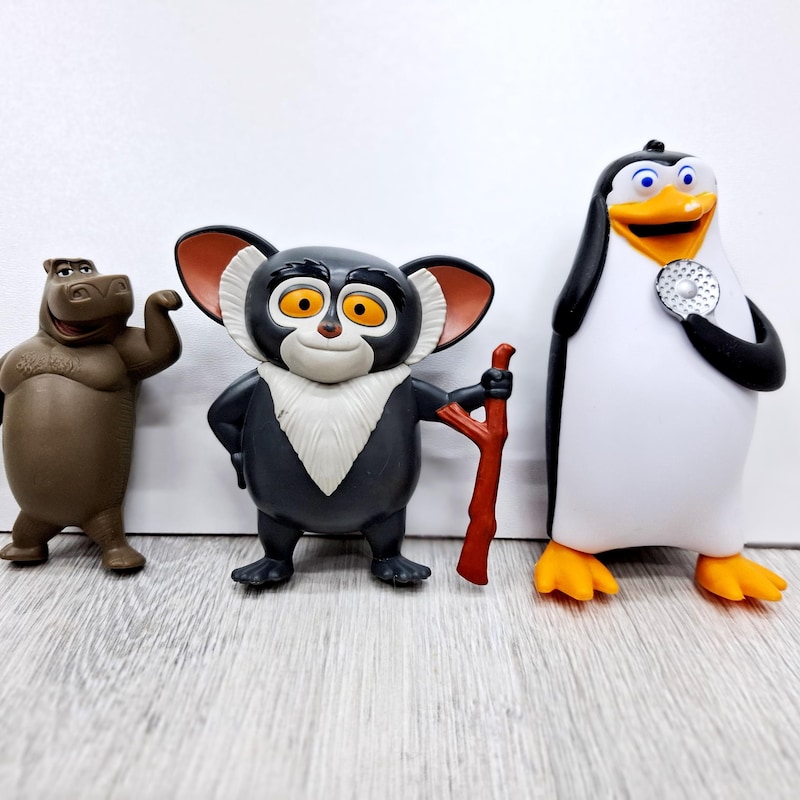 Penguins of Madagascar Figures - Etsy