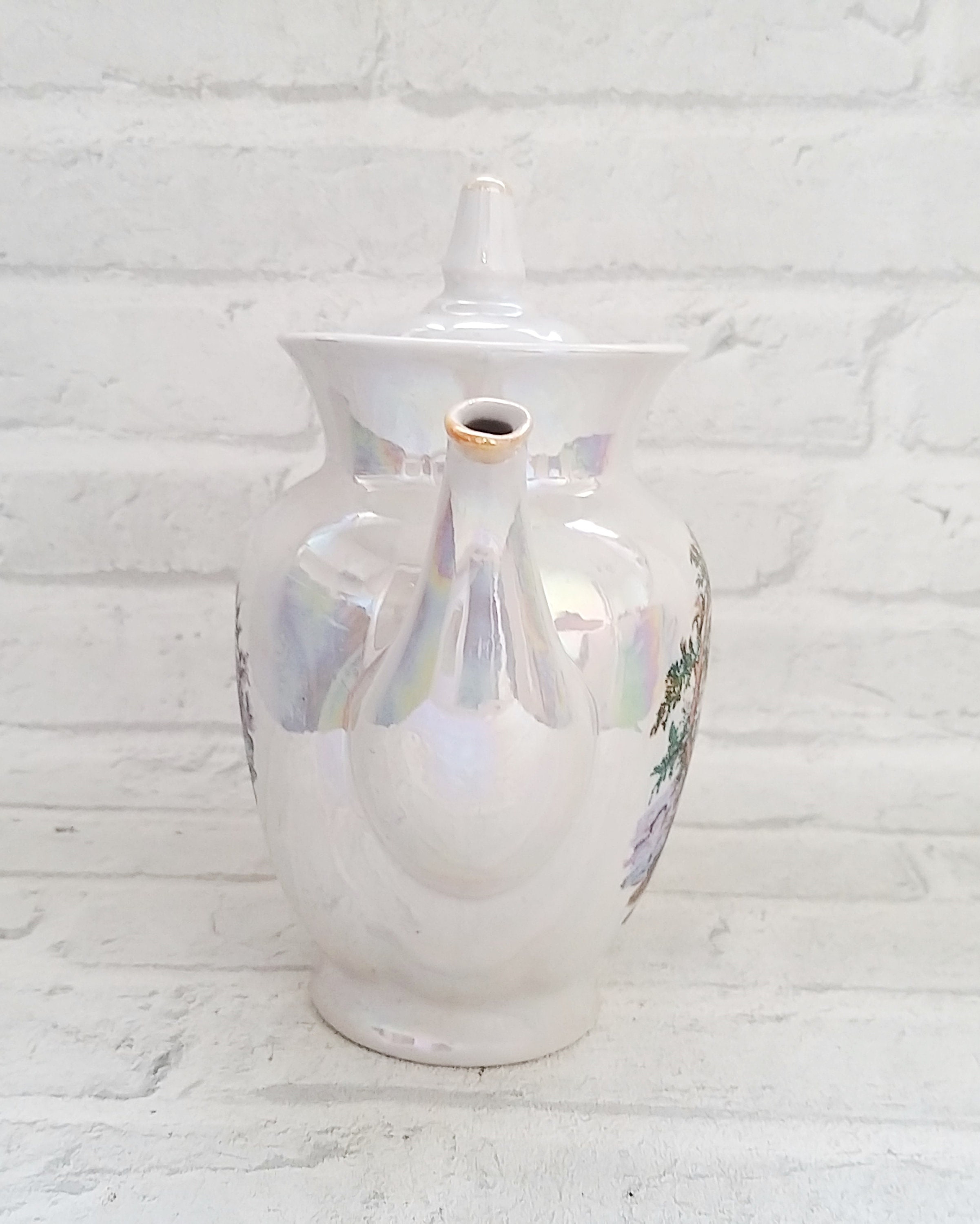 24 Oz Tea Housewife Gift Madonna Teapot Hall Pottery Porcelain - Etsy