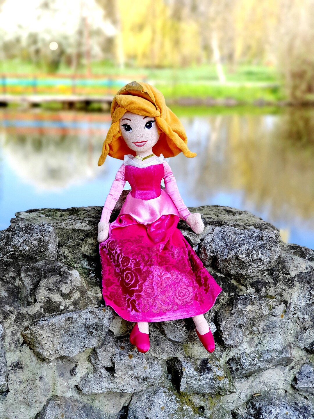 Stuffed Aurora Doll Plush Toys Vintage Princess Aurora Plush - Etsy