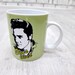 Sister Gift Elvis Presley Print Tea Cup Ceramic Cup Teacup Coffee Mug ...