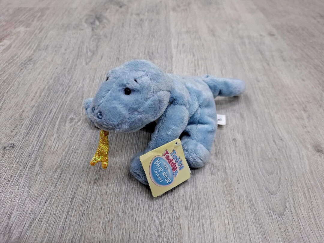 My Blue Nose Friends Denzil Dragon Plush Toys 4.5 Vintage Collectible ...