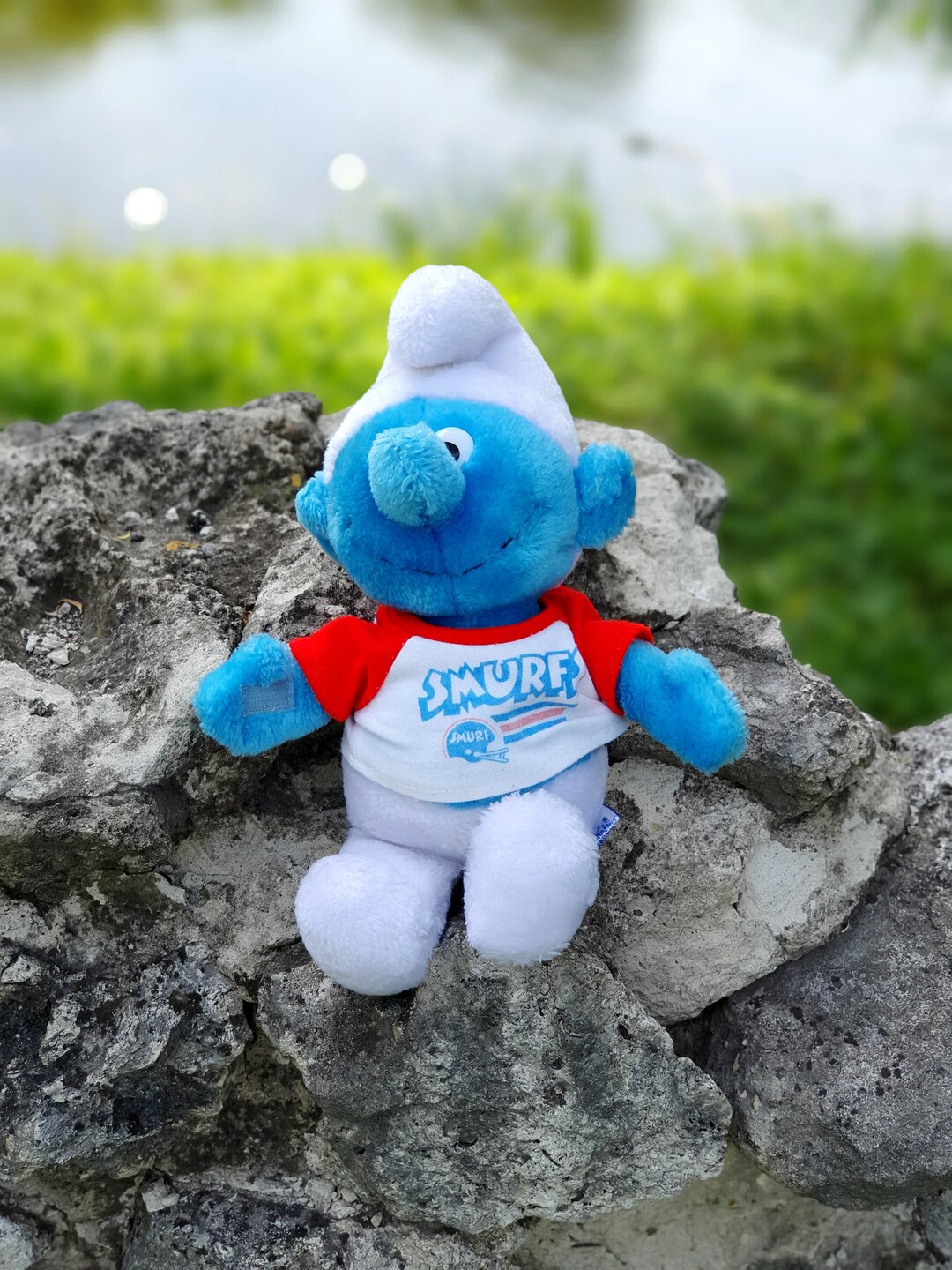 Stuffed Smurfs Plush Toys 12" Smurfs Anime Toys Vintage Collectible Toy ...