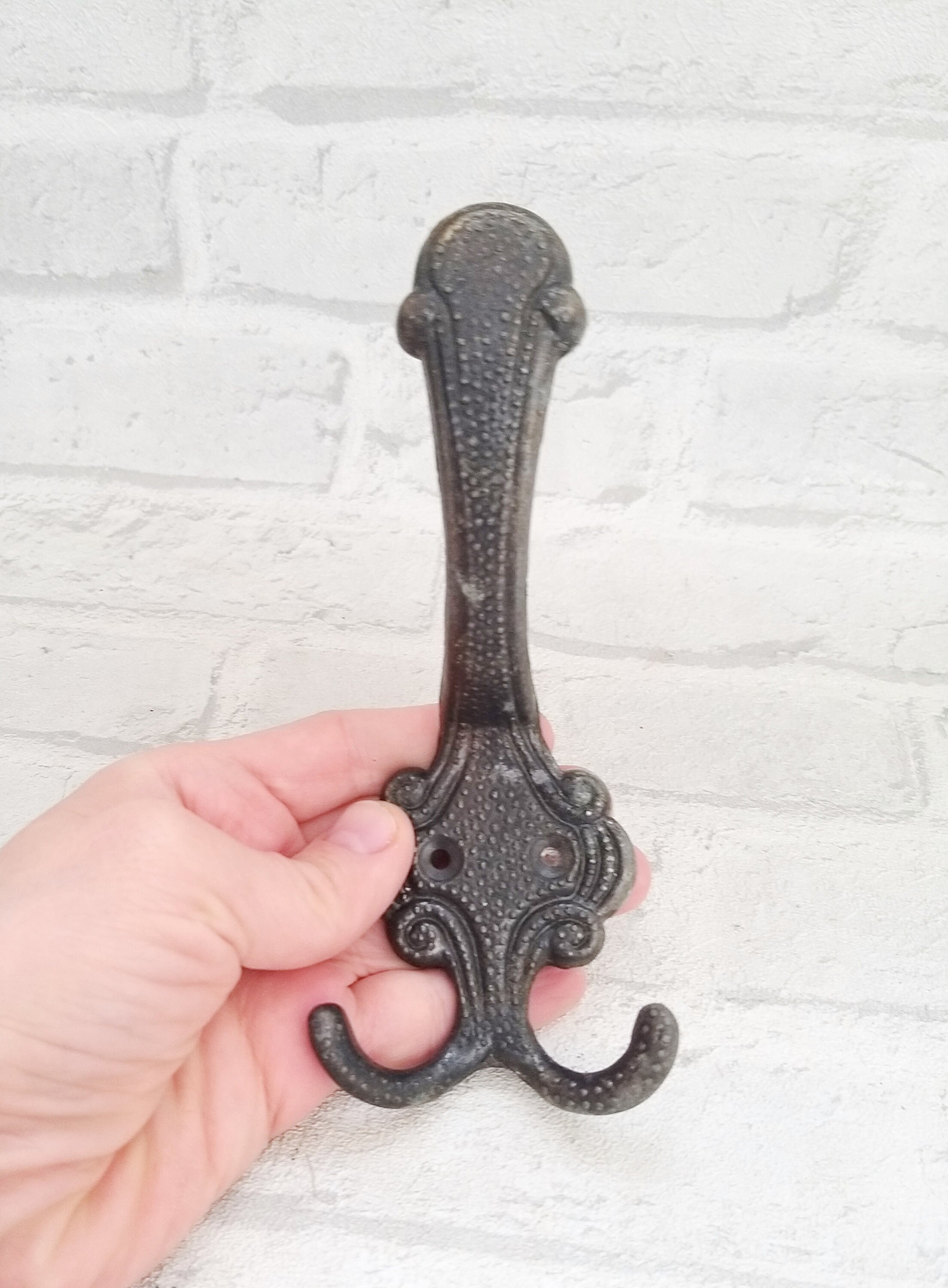 Farmhouse Decor Metal Hooks Vintage Decorative Wall Hooks | Etsy