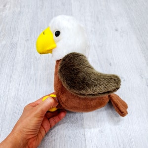 Stuffed Eagle Plush Toys Vintage Eagle Toys 8" Collectible Toy Plush ...