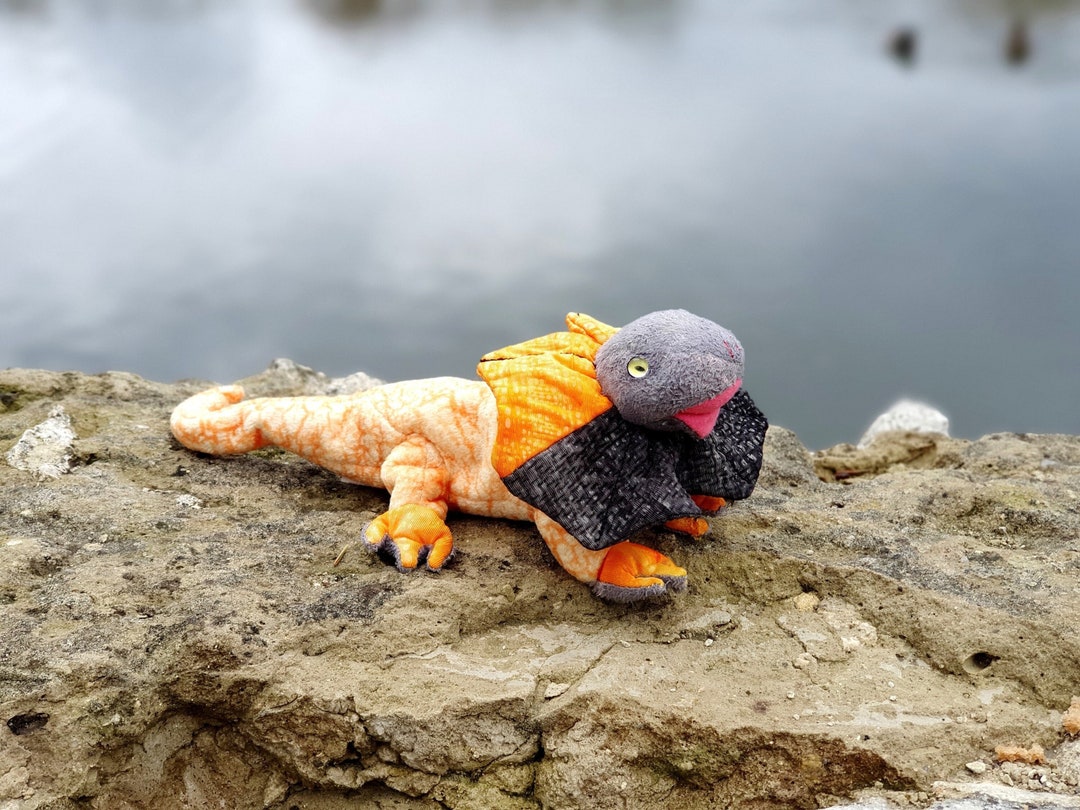 Stuffed Lizard Plush Toys Vintage Chameleon Iguana Toys 12" Collectible ...