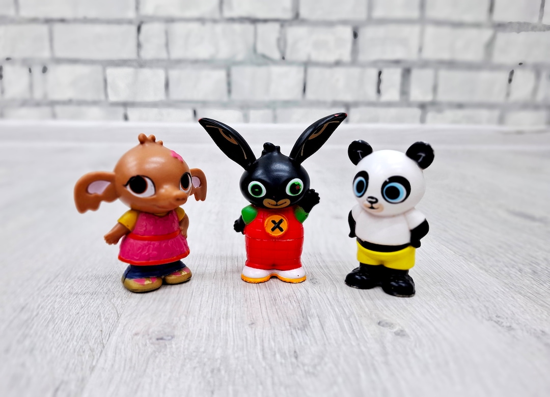 Set of 3 Plastic Bing Sula Pando Figure 3.5 Plastic Bing Cake Topper ...