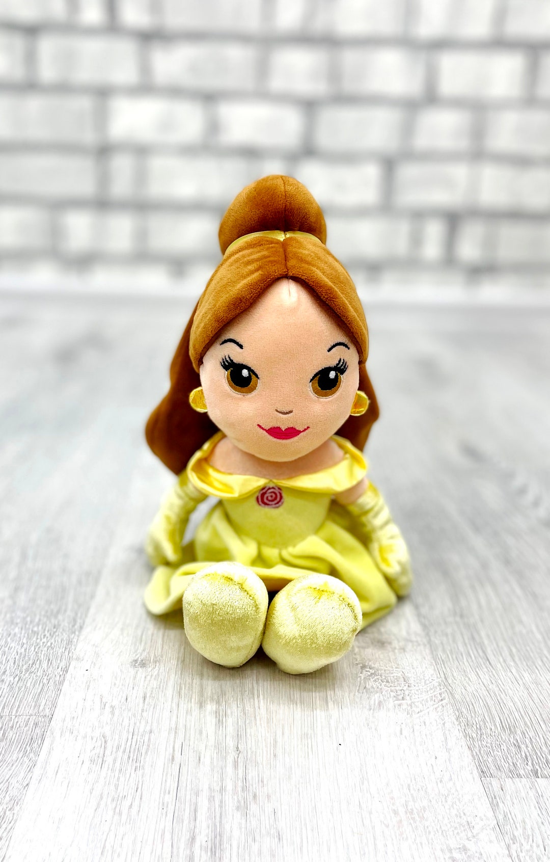 Stuffed Belle Doll Plush Toys Vintage Belle Princess Plush Doll 12 ...