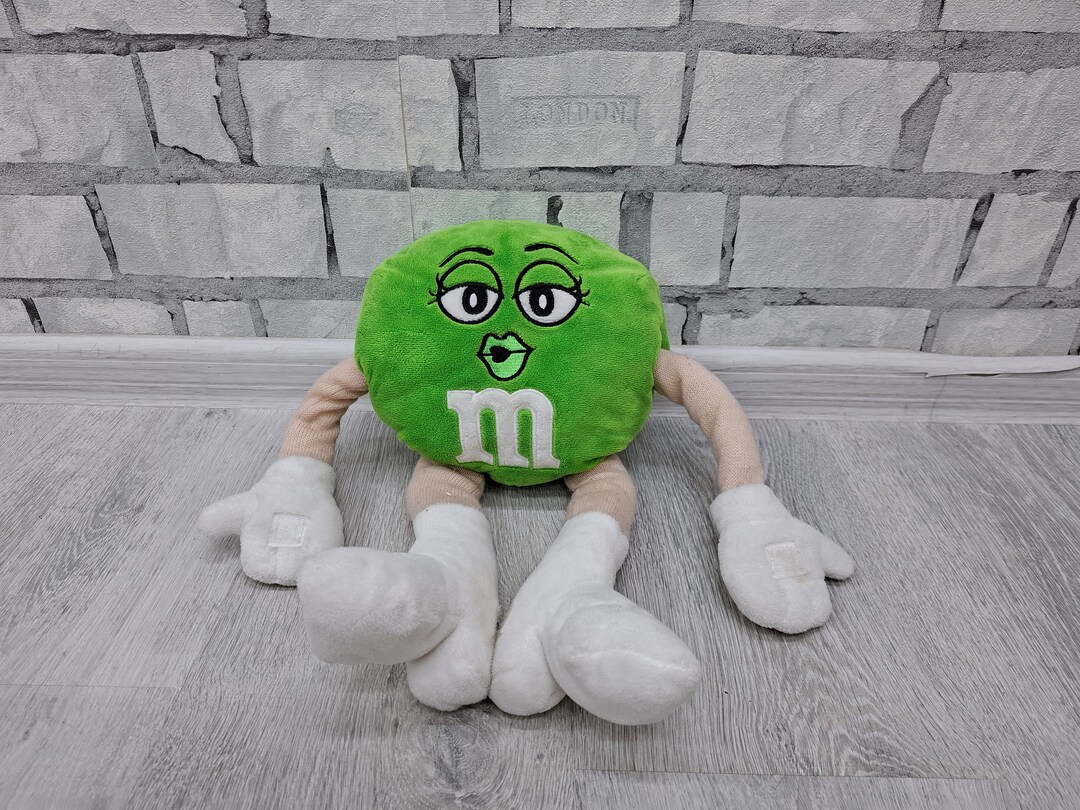 Stuffed M&ms Plush Toys 14 Green Mms Kids Toys Vintage Candy Plush Mms ...