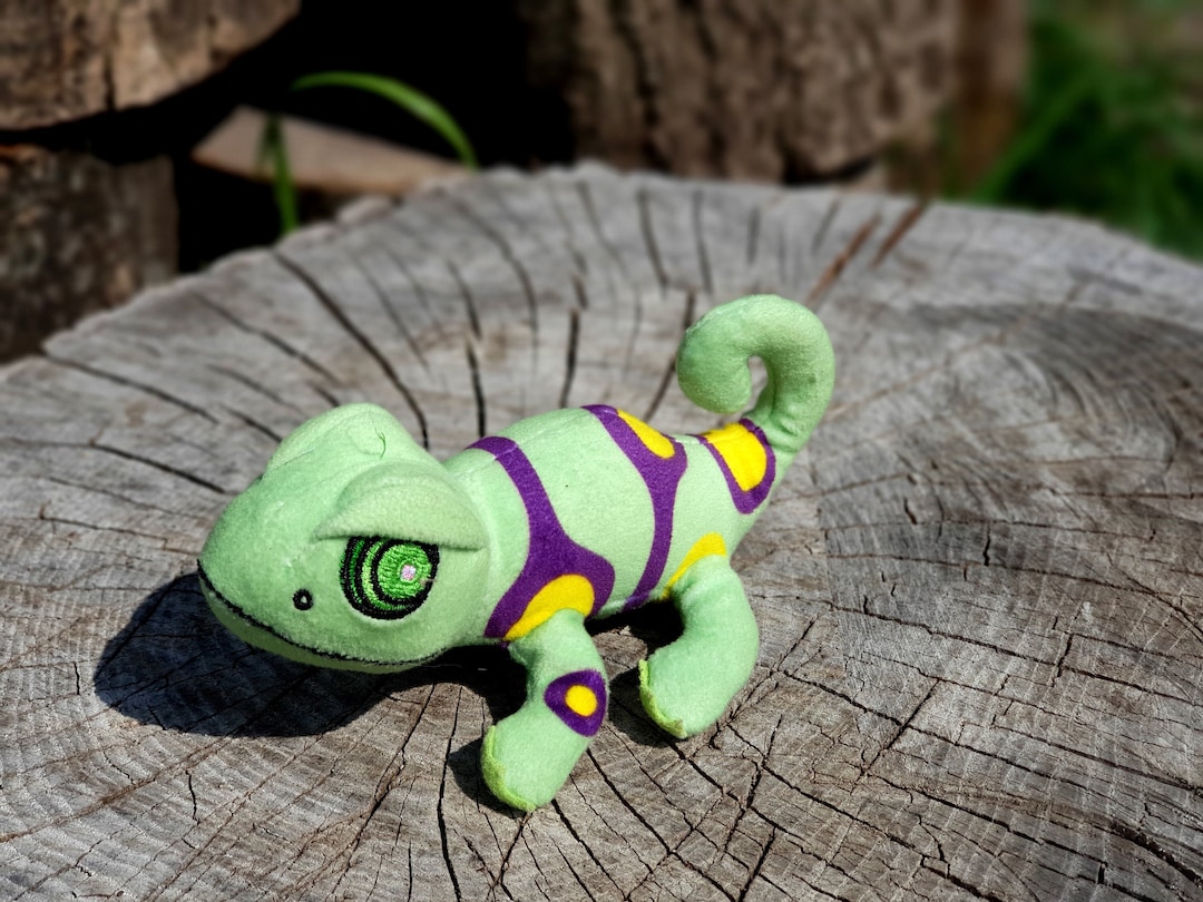 Stuffed Lizard Plush Toys Vintage Iguana Plush Toys 6" Collectible Toy ...