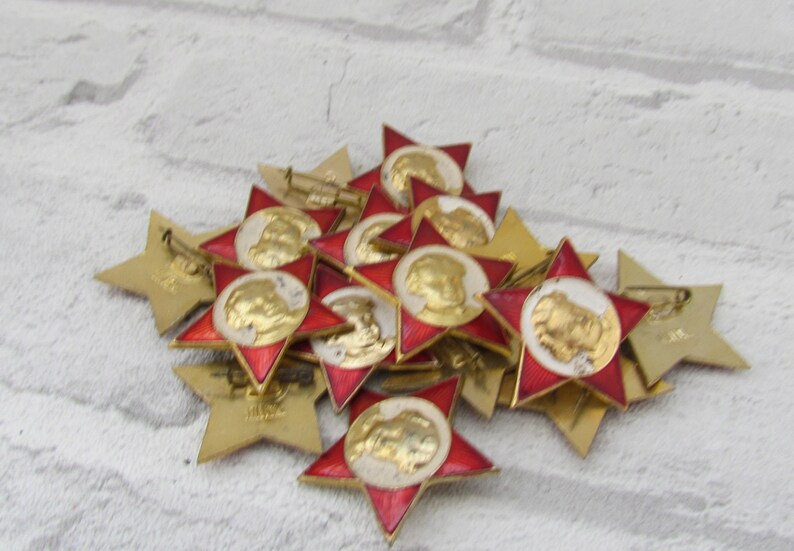 Army Military Gift Military Red Star Pins Military Pin Pioneer - Etsy