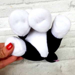 Stuffed Black White Dog Plush Toys Vintage Puppy Dog Toys - Etsy