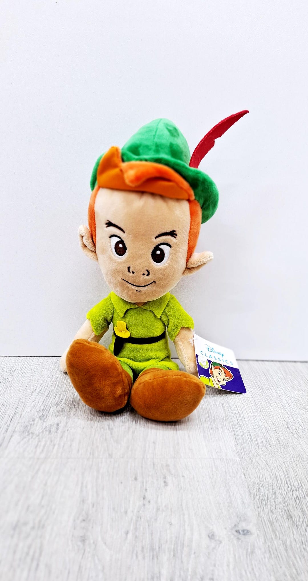 Stuffed Peter Pan Plush Toys Vintage Peter Pan Doll Toy 15 Plush Doll ...