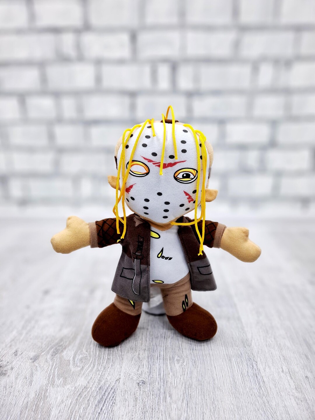 Stuffed Friday the 13th Jacon Plush Toys 13" Vintage Horror Plush Toys ...