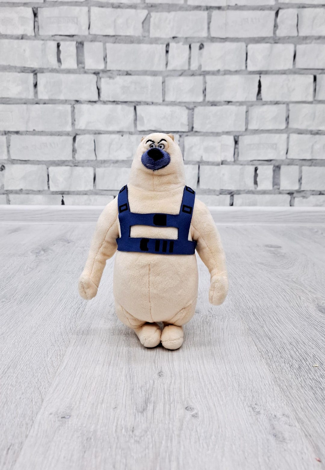 Vintage Dreamworks Penguins of Madagascar Corporal Polar Bear Plush ...