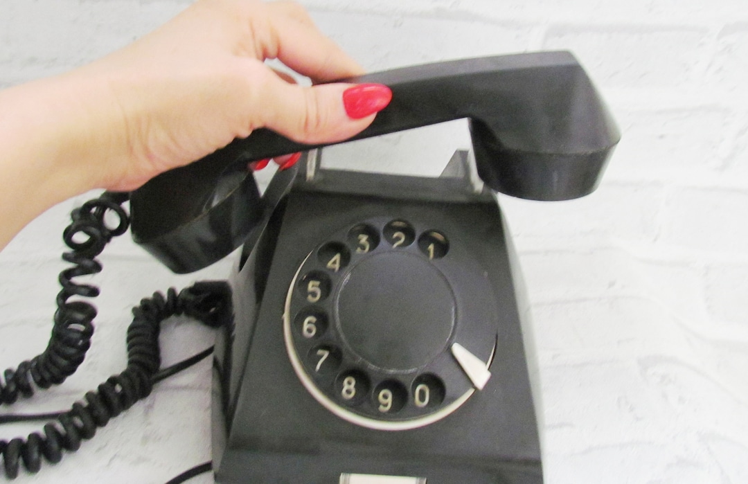 Vintage Phone Vintage Telephone Rotary Phone Retro Home Decor Old Phone ...