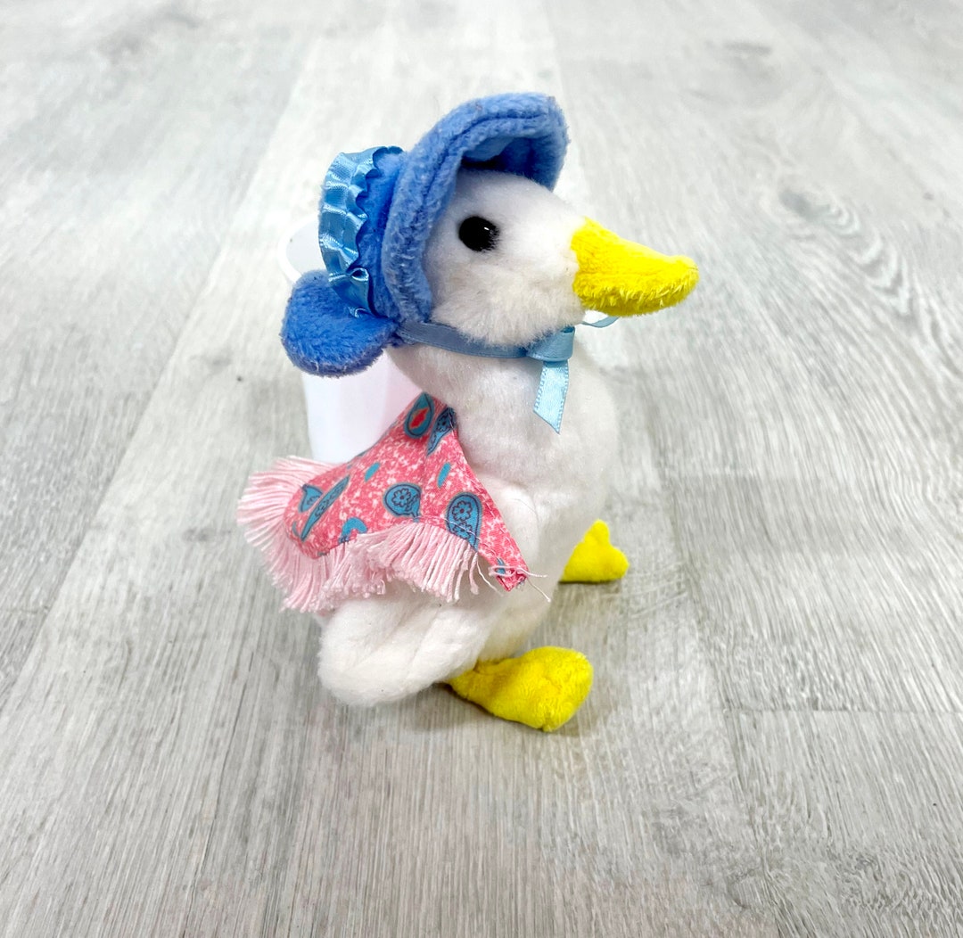 Stuffed Jemima Puddle Duck Plush Toys 7 Beatrix Potter Toys Vintage ...